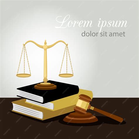 Concept De La Justice Balance De La Justice Juge Marteau Et