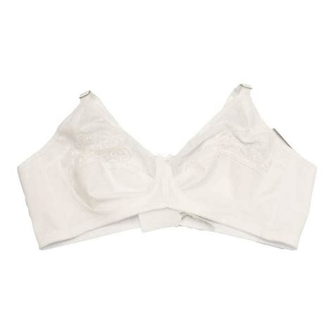 Brassiere Brasjade Para Mujer En Microfibra Con Encaje Blanco T 36 C