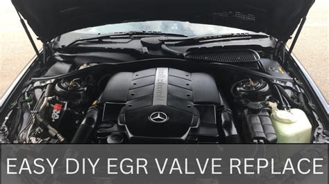 How To Replace Egr Valve On Your Mercedes M112 And M113 Engine Youtube
