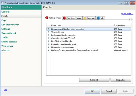 Kaspersky Security Center Logmanager Documentation