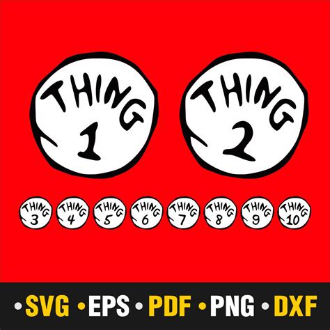 Thing 1 Vector Logo