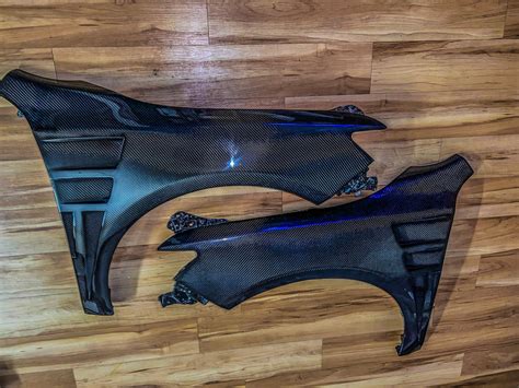 2018 2020 Acura Tlx Carbon Fiber Fenders Vented Fenders Wccarbonfiber