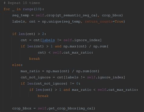 Transform Randomcrop Issue Open Mmlab Mmsegmentation Github