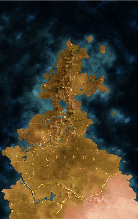 Fantasy Map For Pathfinder Campaign