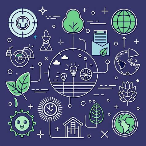 Ecosystem Line Icon Premium Ai Generated Vector