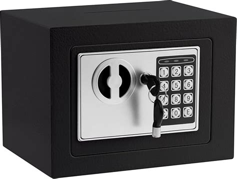 Small Electronic Safe Box With Digital Keypad And Keys 9 05 X 6 7 X 6 7