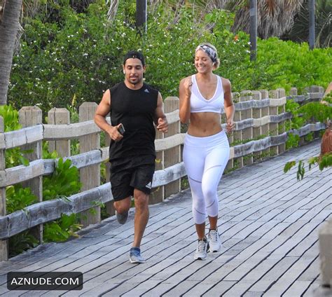 Wilmer Valderrama And Amanda Pacheco Enjoy A Romantic Jog On Miami