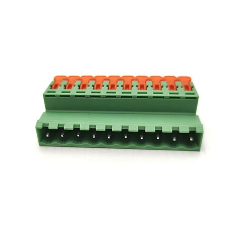 508 Mm Convenient Pluggable Socket Male Connector Terminal Blocks