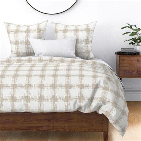New Farmhouse Textured Gingham Gender Fabric Spoonflower