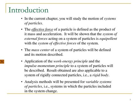 PPT Systems Of Particles PowerPoint Presentation Free Download ID 4556671