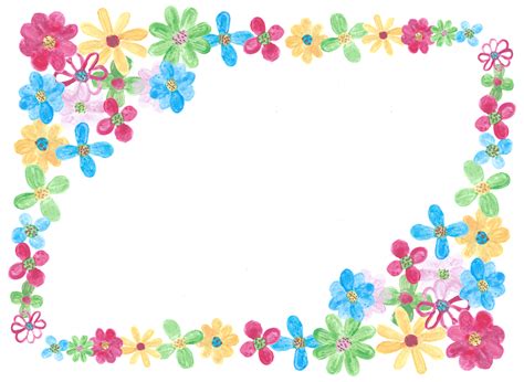 Spring Flowers Border