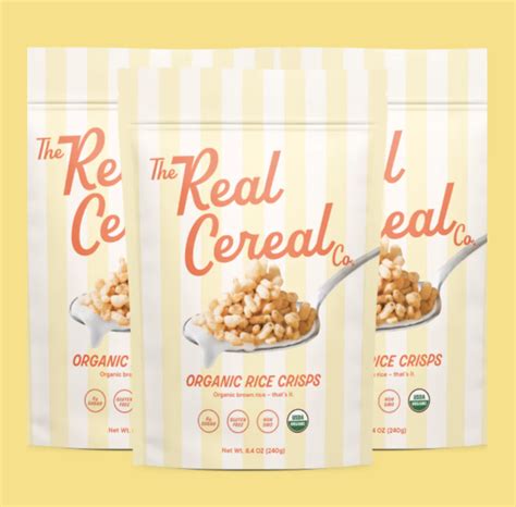 Real Cereal Organic Rice Crisps Tiny Grocer