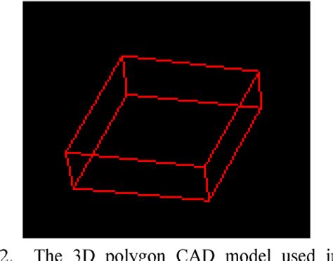 Figure From Cad Model Based D Object Pose Estimation Using An Edge Based Nonlinear Model