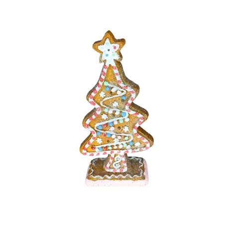 Gingerbread Trees Assorted Stoneage Decor