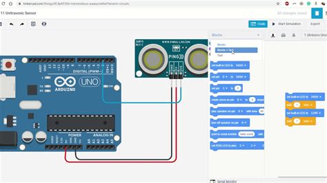 integrating ultrasonic sensor with arduino using tinkercad youtube