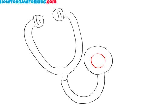 Stethoscope Drawing Simple At Eula Seay Blog
