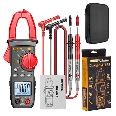 St181 Digital Clamp Multimeter 400a Acdc Clamp Ammeter With Backlight