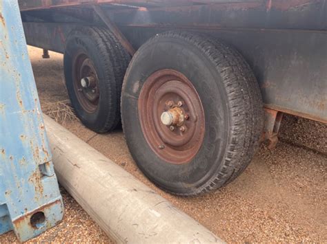 Non Titled Trailer W Scrap Metal For Sale