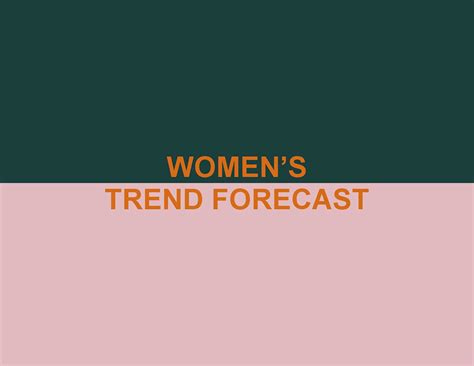 Fashion Trend Forecasting Book Behance