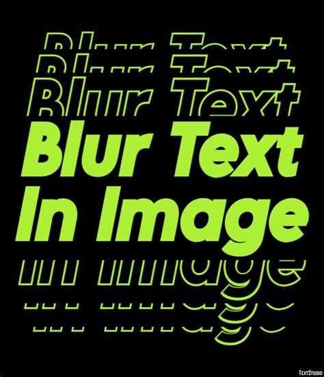 Blur Text In Image Text Effect And Logo Design Font Blur Text In Image Text Effect And Logo Design Font