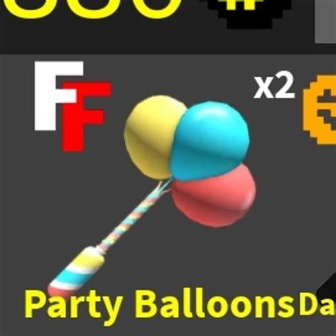 Ftf Party Ballons Set Rrobloxcrosstrading