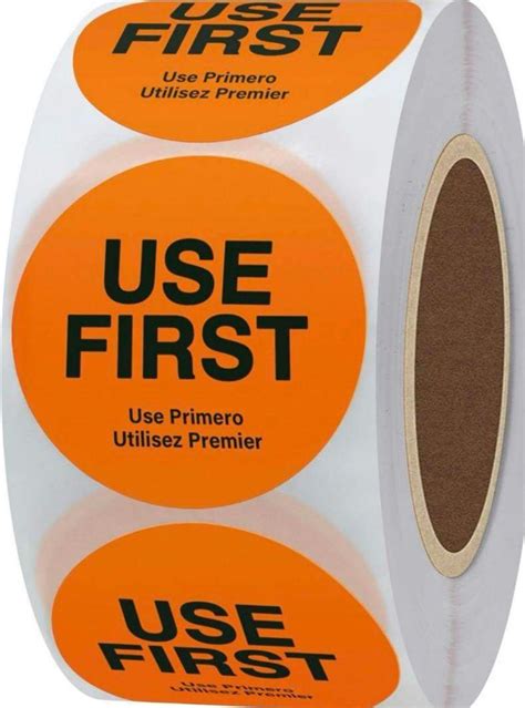 Use First 優先 使用 フードサービス ラベル 38 Mm 500枚 メルカリ