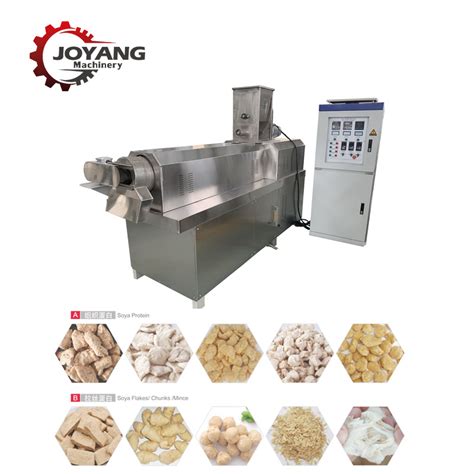 Vegan Protein Extruder High Fibber Soya Protein Making Machine China Textured Soy Protein