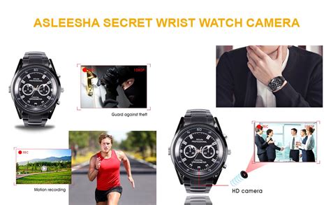 Buy Asleesha Smart Wrist Watch Camera 1080p Video And Audio Indoor