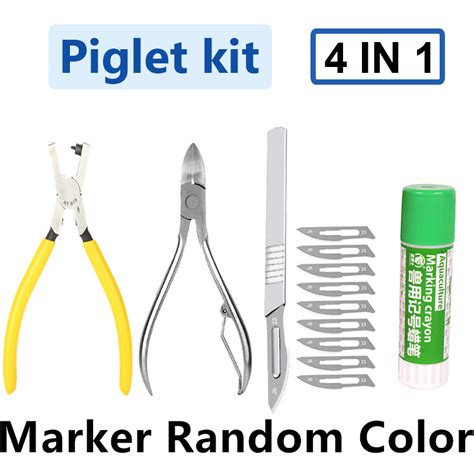 3 In1 Gamecock Kit Nose Marker For Gamefowl Chick Toe Puncher Feather