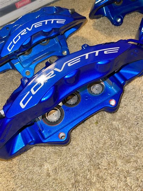 Fs For Sale Set Of Brand New Oem C6 Zr1 Front And Rear Calipers In Blue
