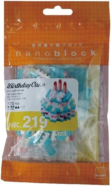 Kawada Nanoblock Nbc219 Birthday Cake Micro Sized Building Blocks