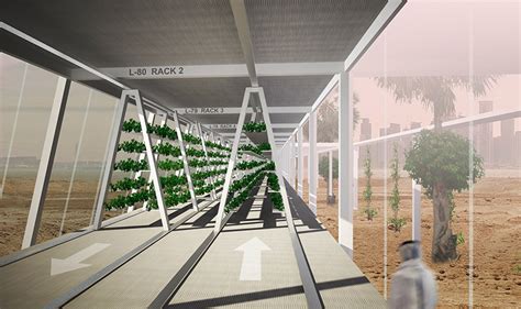 Spanish Architects Envision Hydroponic Facility In Arabian Desert
