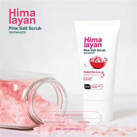 Himalayan Pink Salt Scrub Toothpaste 999 Labs Creative
