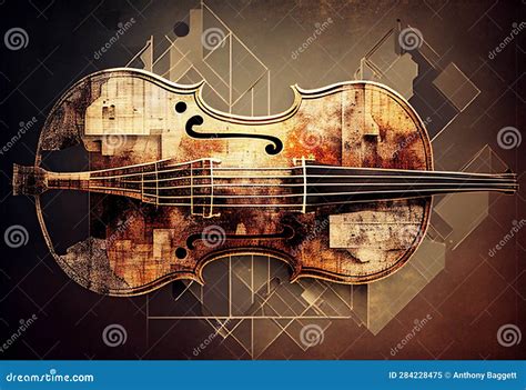 Violin Background Vector Illustration 52271528