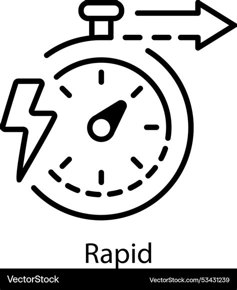 Rapid Royalty Free Vector Image Vectorstock