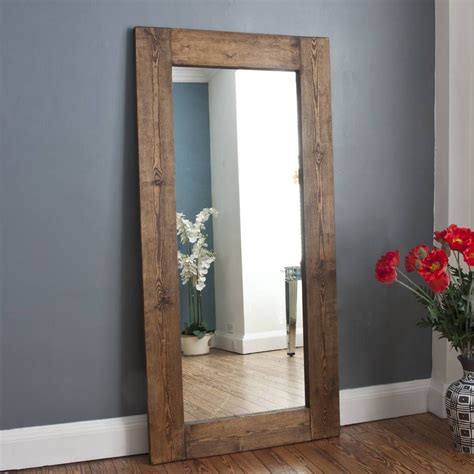 Are You Interested In Our Wooden Framed Mirror With Our Large Wooden