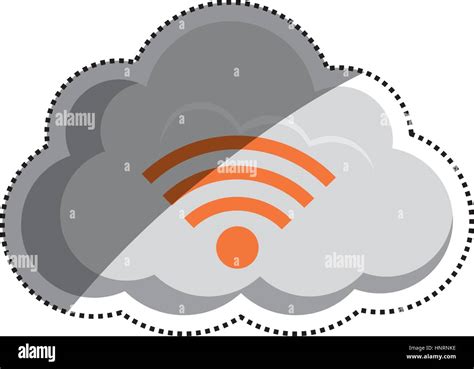 Cloud Computing Technology Icon Vector Illustration Graphic Design