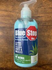 Blue Stop Max Massage Gel For Body Aches 8oz For Sale Online Ebay