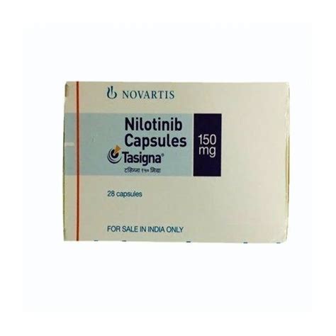 Tasigna Nilotinib Capsules Strength 150 Mg Novartis At ₹ 8000 Stripe