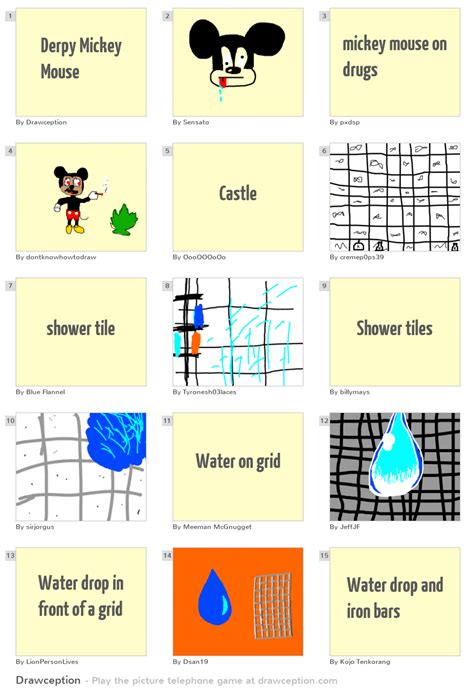 Derpy Mickey Mouse Drawception