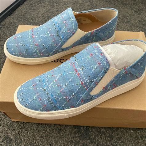 Lucky Brand Lailom Denim Slip On Sneakers New With Depop