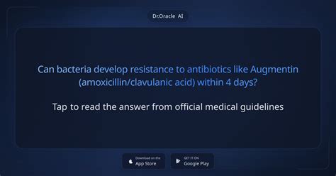 Can Bacteria Develop Resistance To Antibiotics Like Augmentin