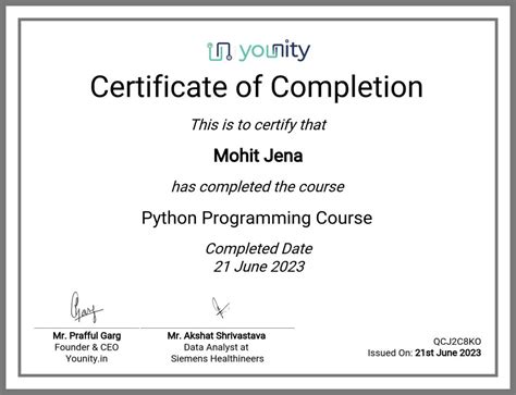 mohit jena on linkedin connections python programming course 1st