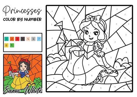 Disney Color By Number Free Printables Educational Printable Activities