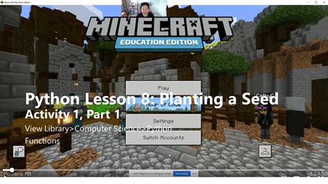 Minecraft Ee Python Walkthrough Lesson 8 Functions Activity 1 Part