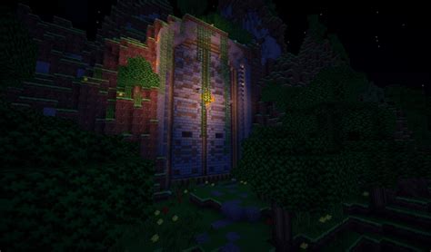 Medieval Huge Dungeon Door Schematic And World Save Minecraft Map