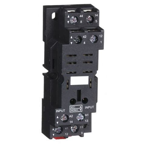Schneider Electric Relay Socket Standard Square 8 Pin 16a Rpzf2 Zoro