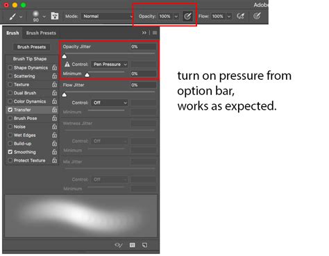 solved option bar opacity and size get stuck on adobe community