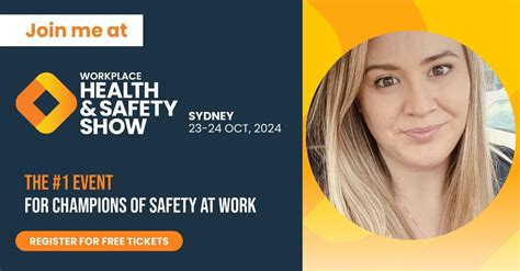 Excited To Attend The Sydney Workplace Health And Safety Show 2024 This Year Im Thrilled To Be