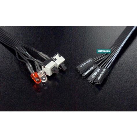 Jual Kabel Tombol Power Reset Button Switch Led Casing Pc Komputer